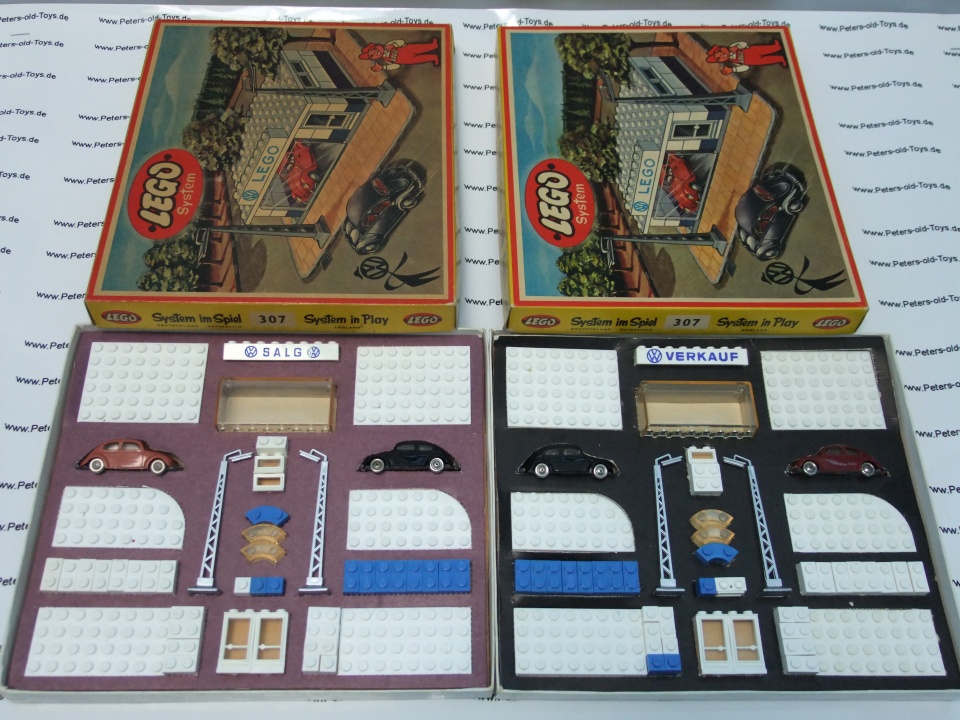 Lego Schachtel 1307-307, VW SALG - VW Verkauf mit 2 VW Käfern – wiki ...